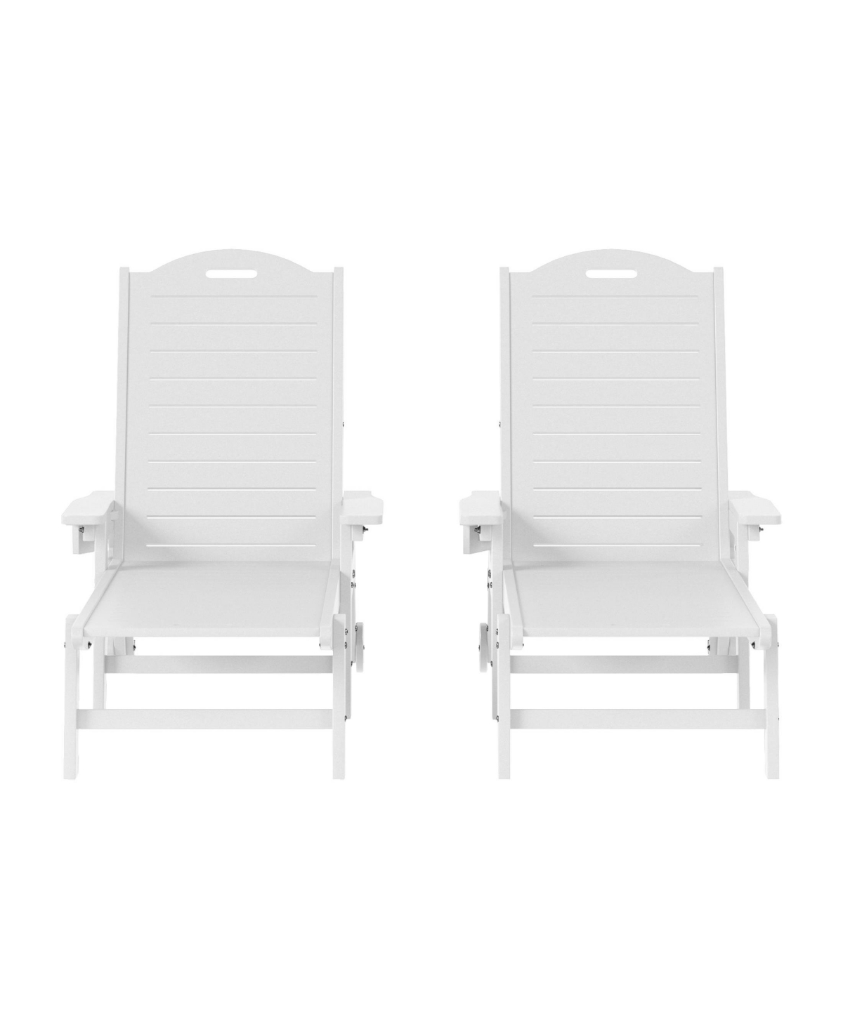 Click here for WestinTrends Outdoor Hdpe Patio Chaise Lounges Wit... prices