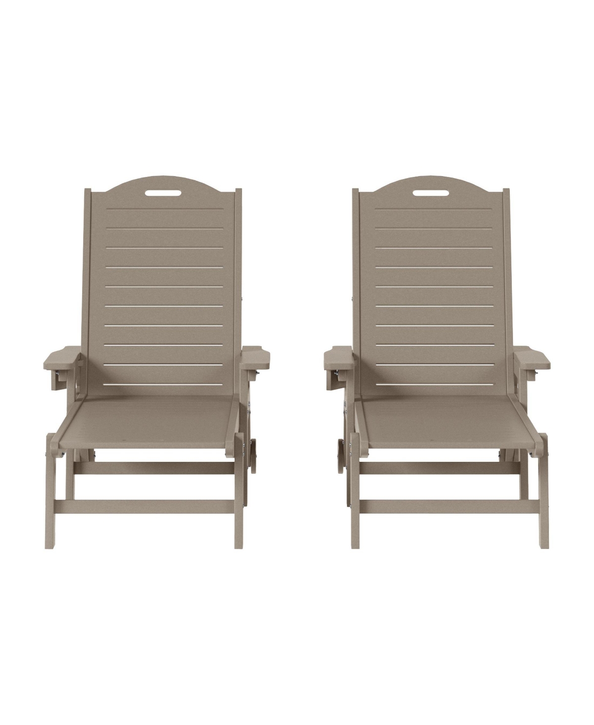 Click here for WestinTrends Outdoor Hdpe Patio Chaise Lounges Wit... prices