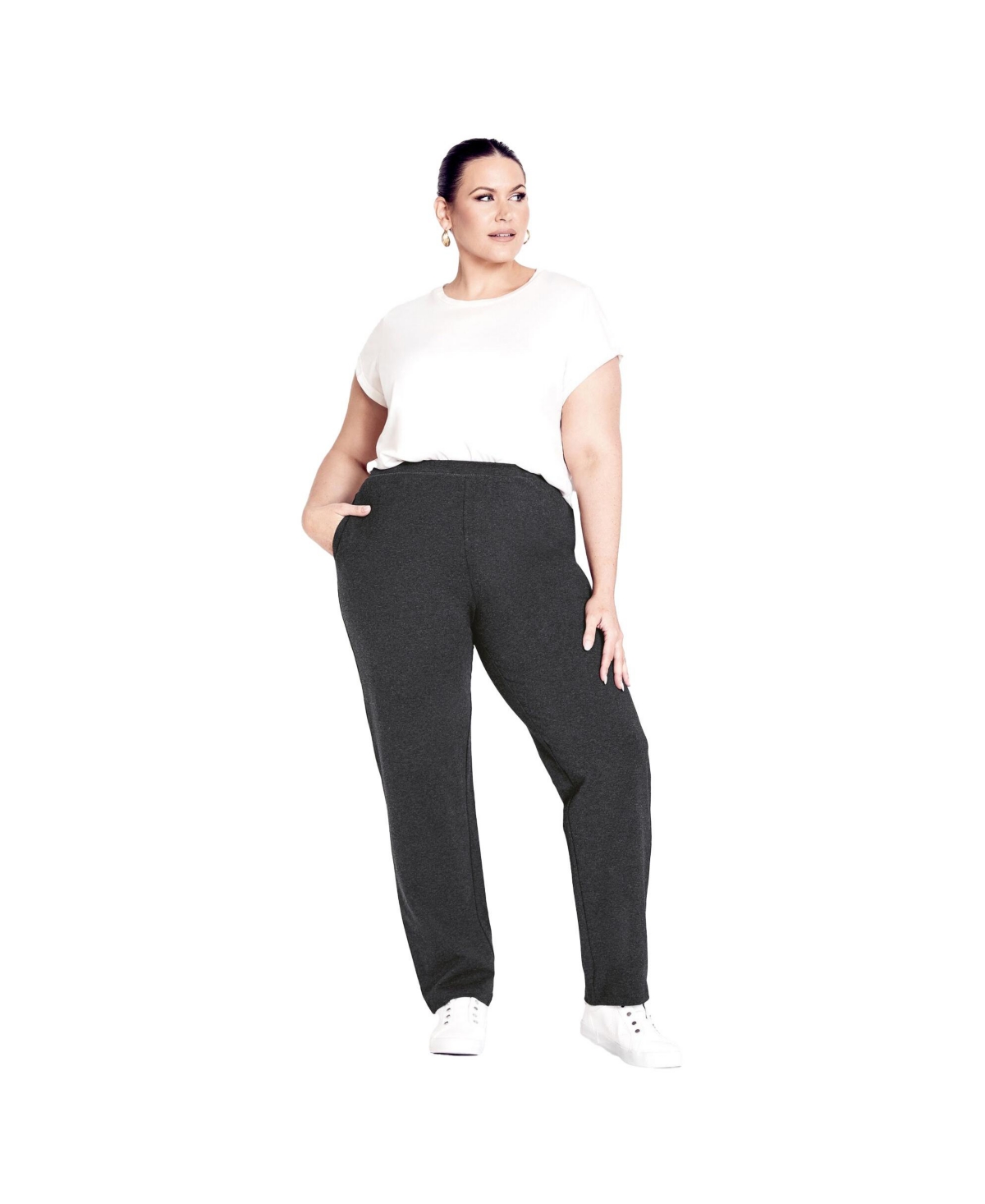 Click here for Avenue Womens Tall Active Pant - Dark charcoal prices