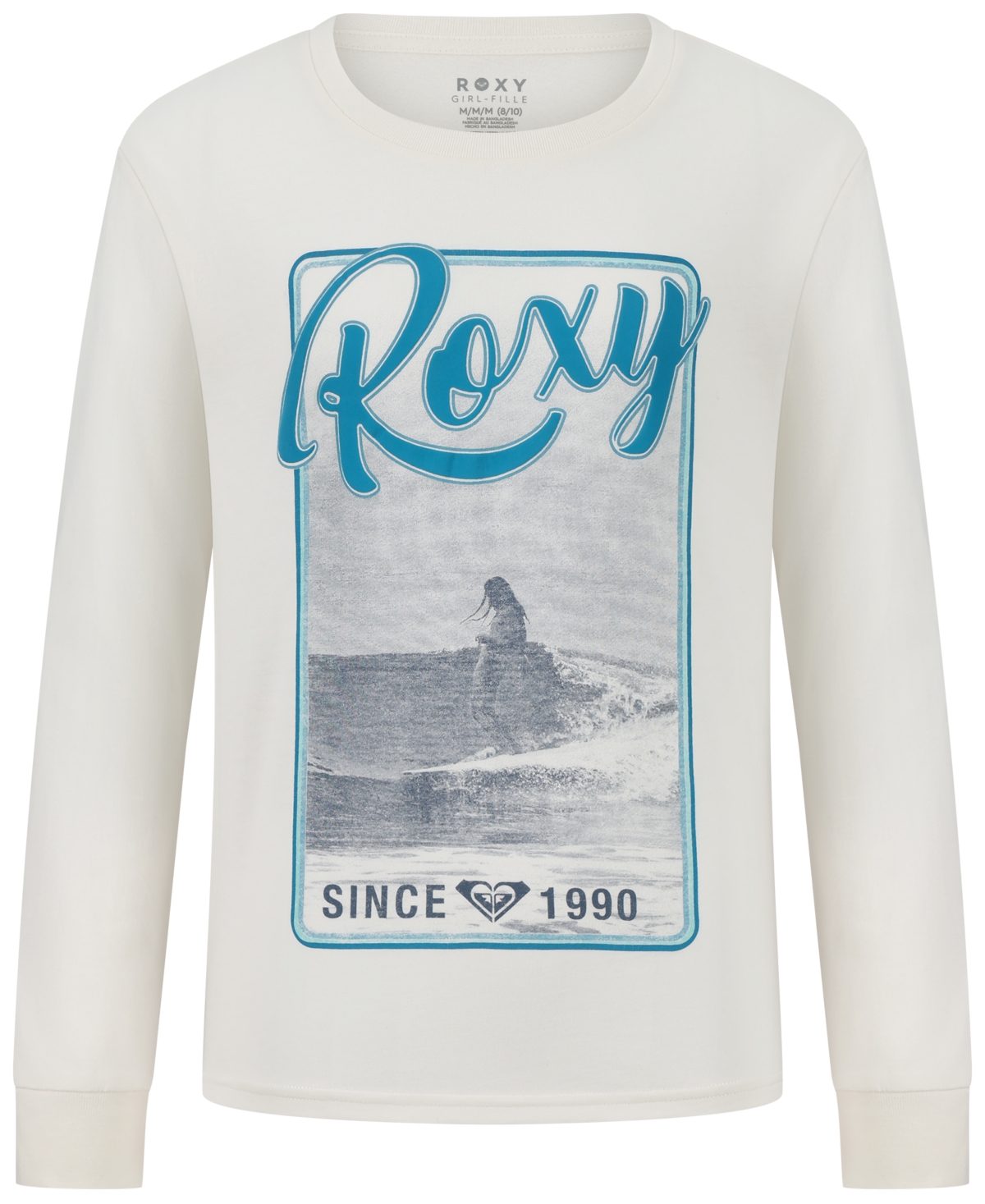 Click here for Roxy Girls 7-16 Surf Printed Long-Sleeve T-Shirt -... prices