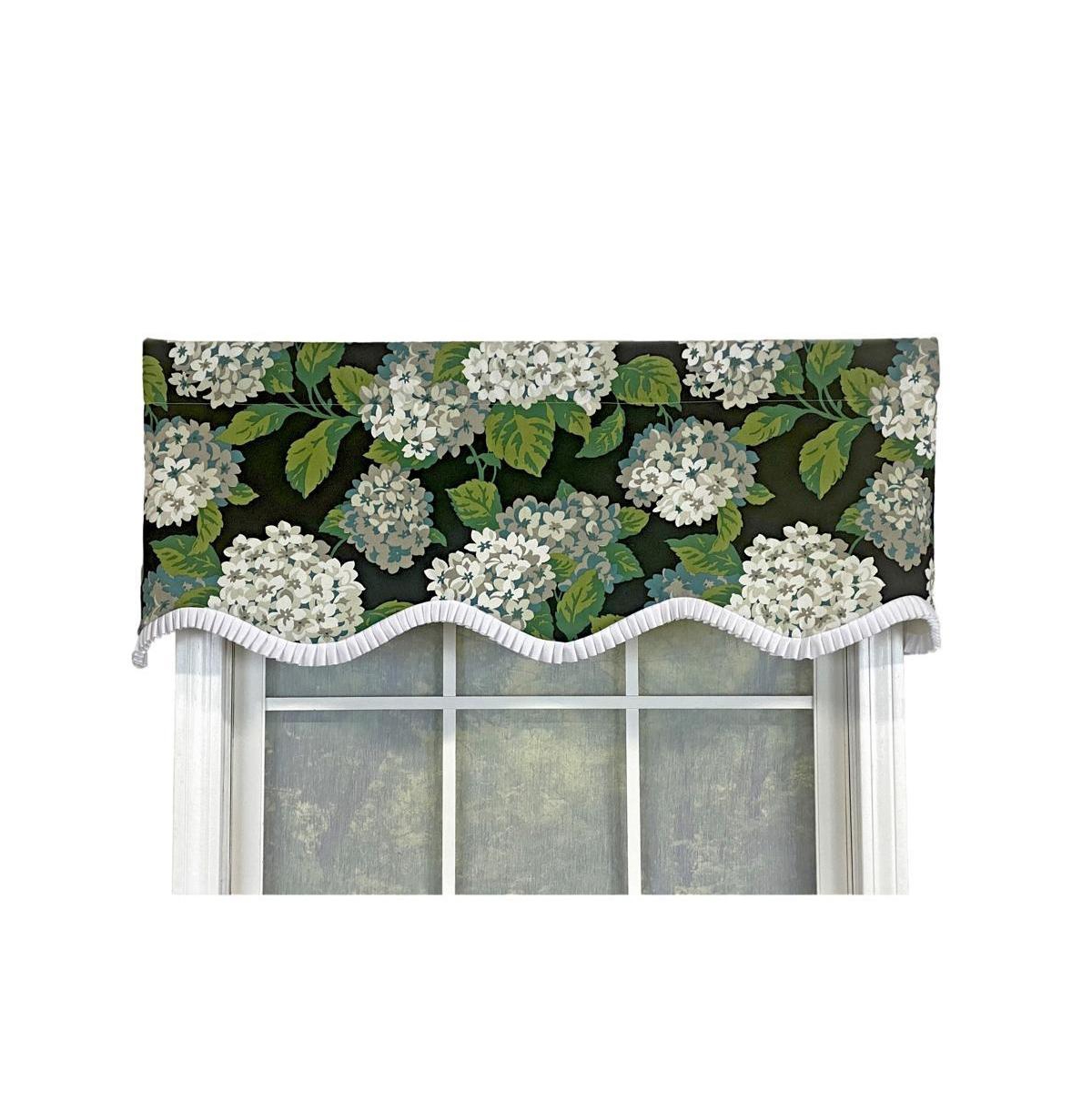 Click here for Rlf Home Hydrangea Ruffled Provance valance 3in Ro... prices