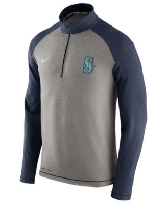 Nike Men's Seattle Mariners Dri-FIT Touch Half-Zip Pullover - Macy's