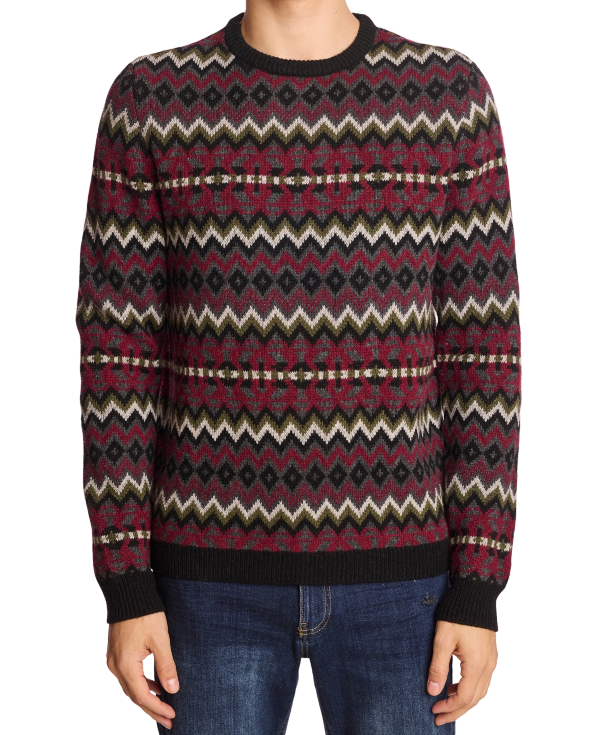 Click here for Paisley & Gray Mens Crewneck Sweater - Cherries prices