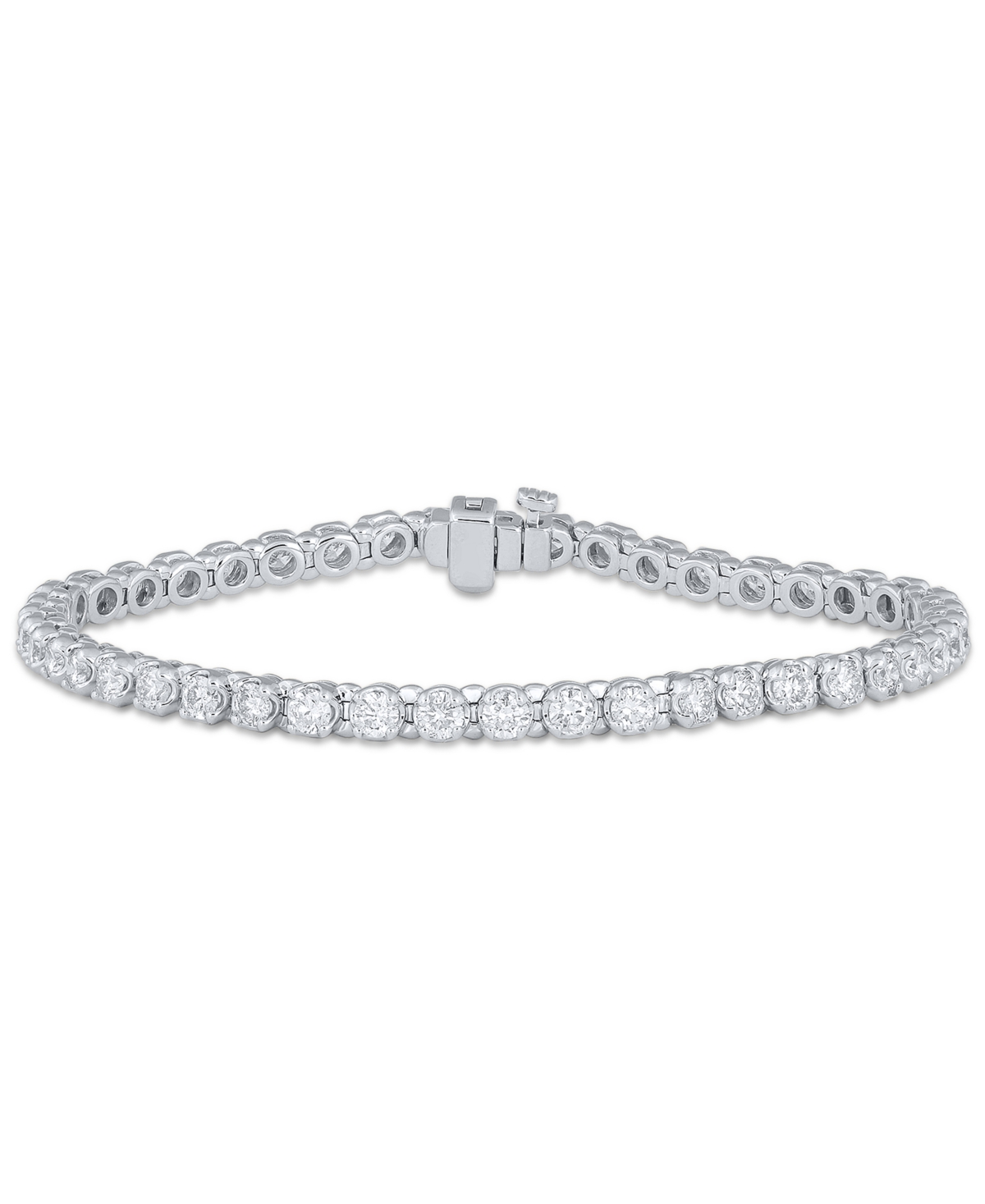 Click here for Macys White Diamond Bracelet (5 ct. t.w.) in 10k Y... prices