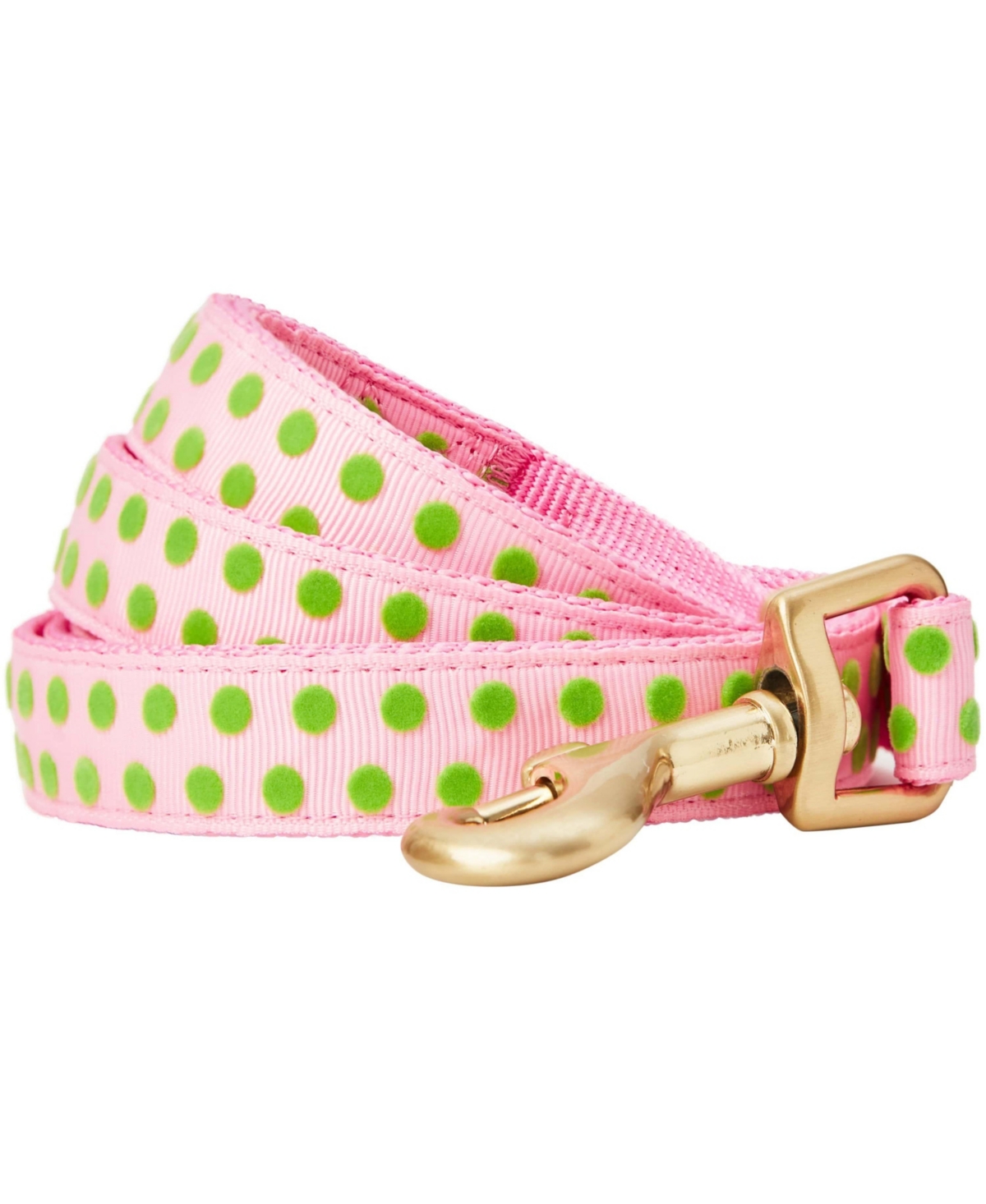 Click here for Blueberry Pet Velvety Polka Dot Dog Leash with wit... prices