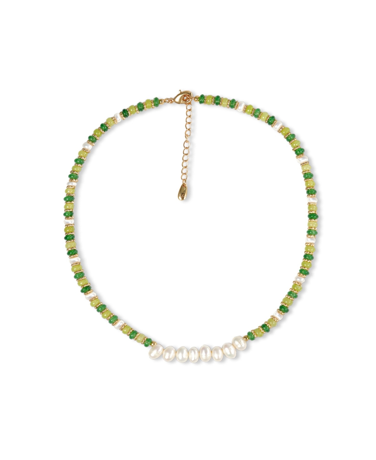 Click here for Retro Chic Thetis Necklace - Green  white prices