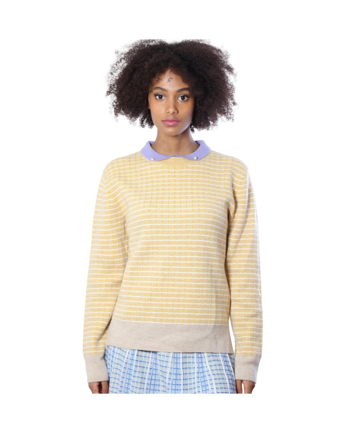Click here for Bellemere New York Merino Tweed Pullover With Pear... prices