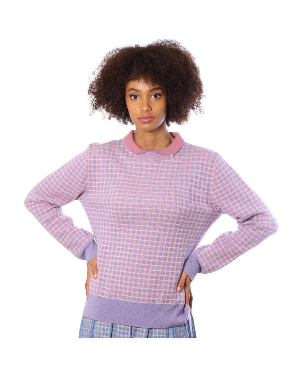 Click here for Bellemere New York Merino Tweed Pullover With Pear... prices