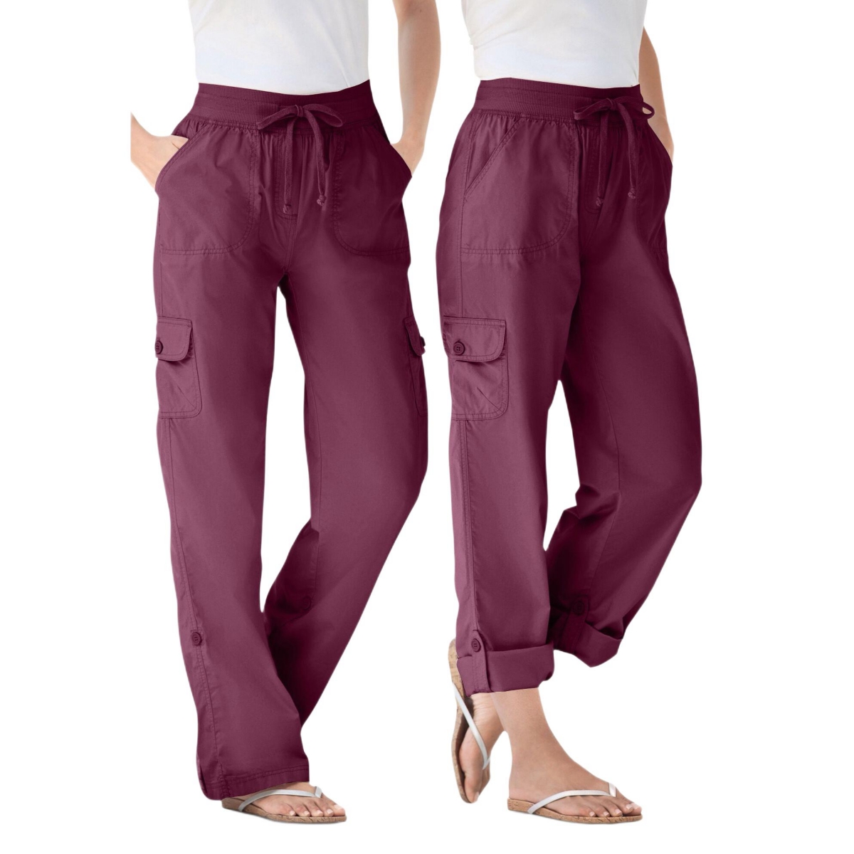 Click here for Woman Within Womens Within Convertible Length Carg... prices