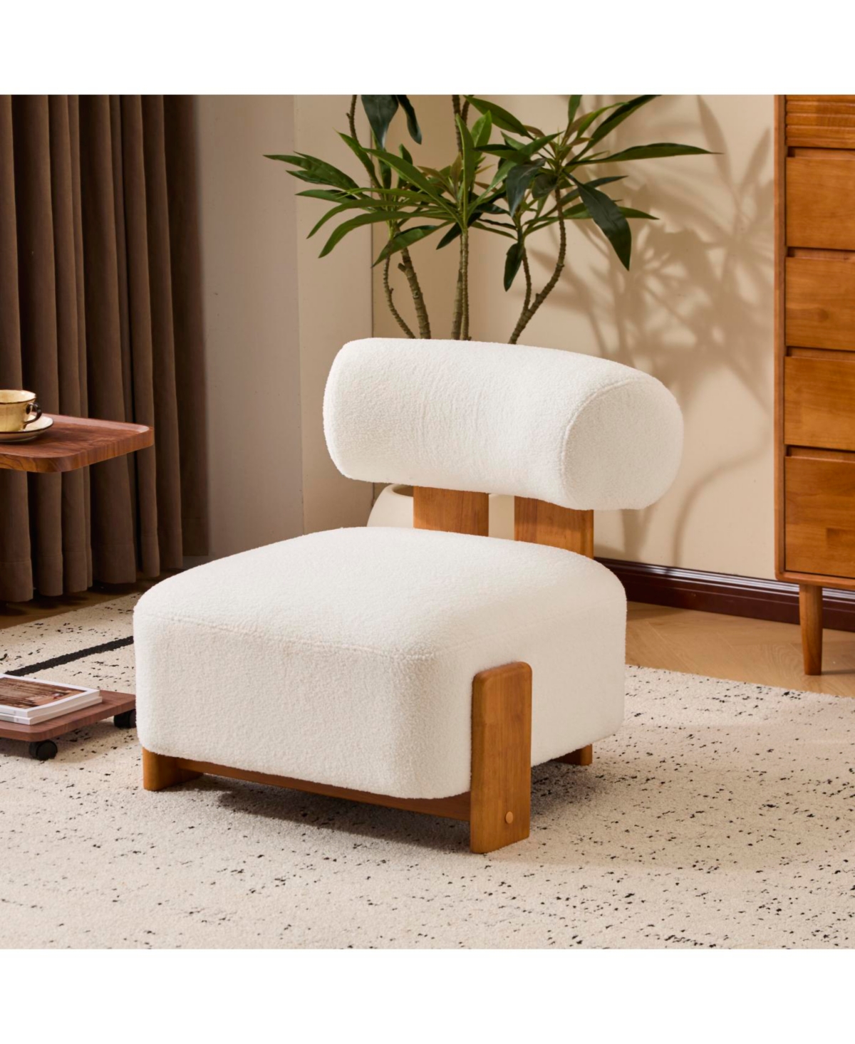 Click here for Streamdale Furniture Modern Boucle Lounge Chair wi... prices