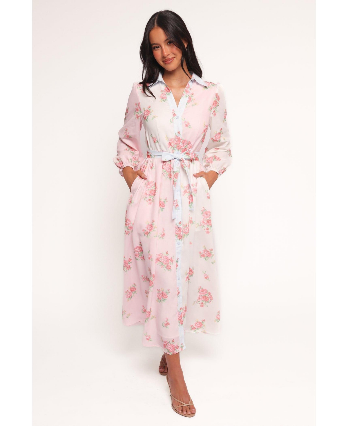 Click here for Petal and Pup Womens Juni Button Up Maxi Dress - F... prices