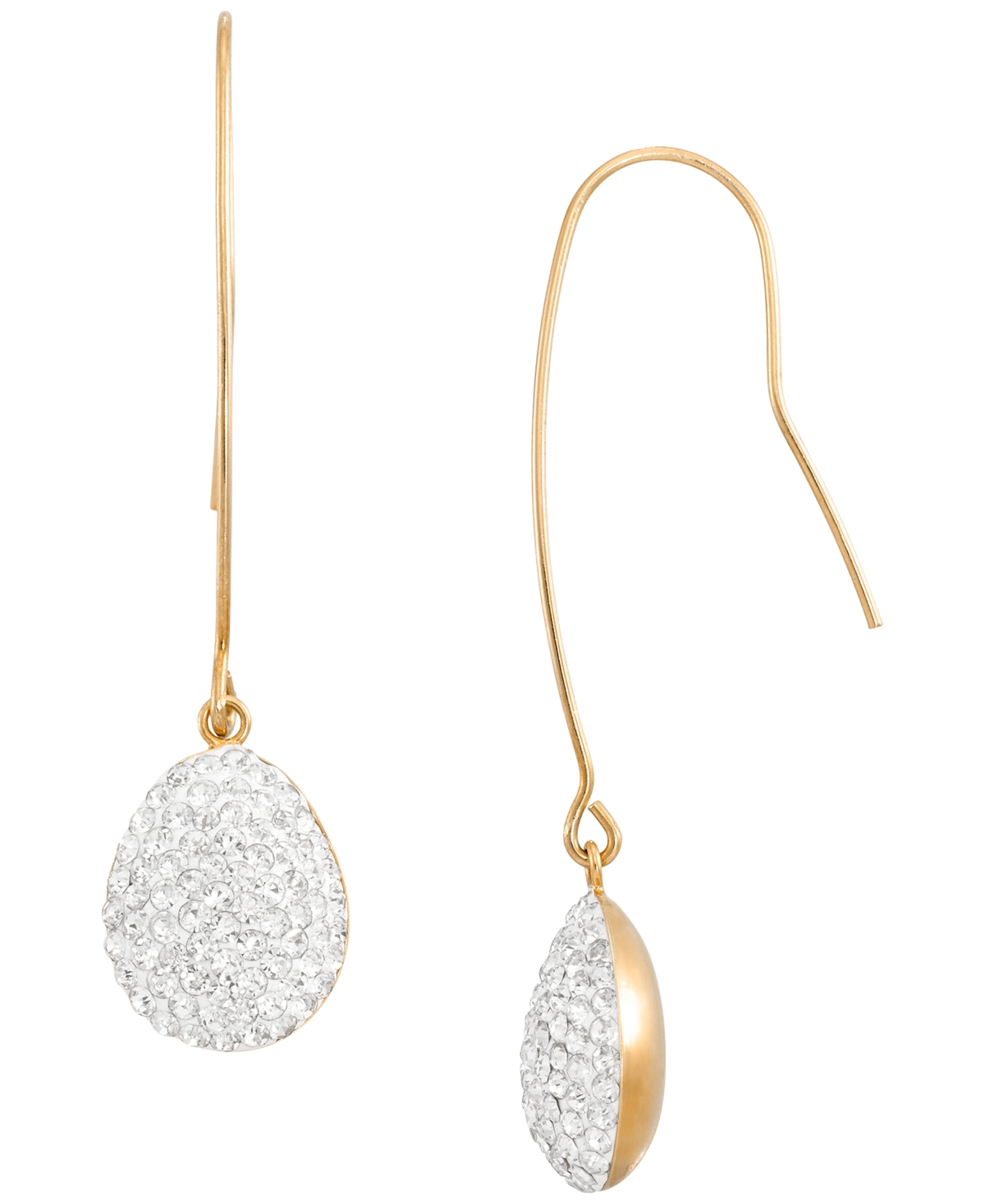 Click here for Macys Diamond Dangler Earrings in 14k Yellow Gold... prices