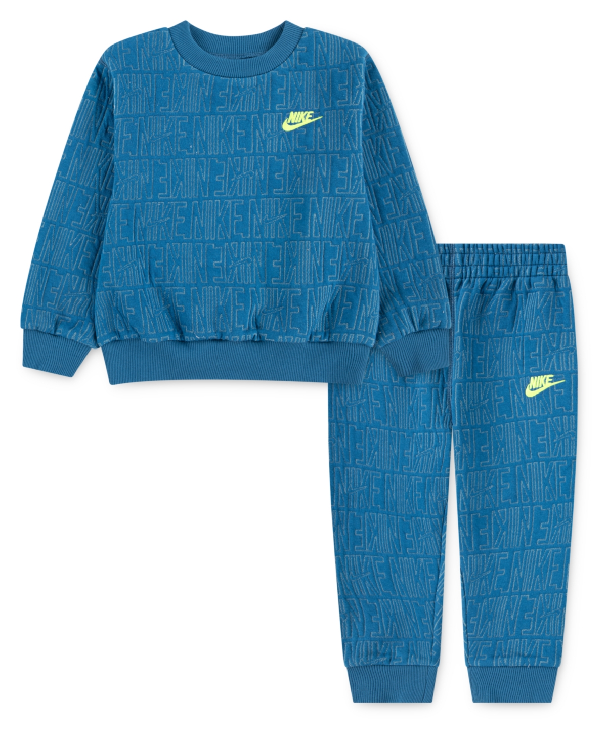 Click here for Nike Boys Toddler 2T-4T Quilted Crewneck Sweatshir... prices