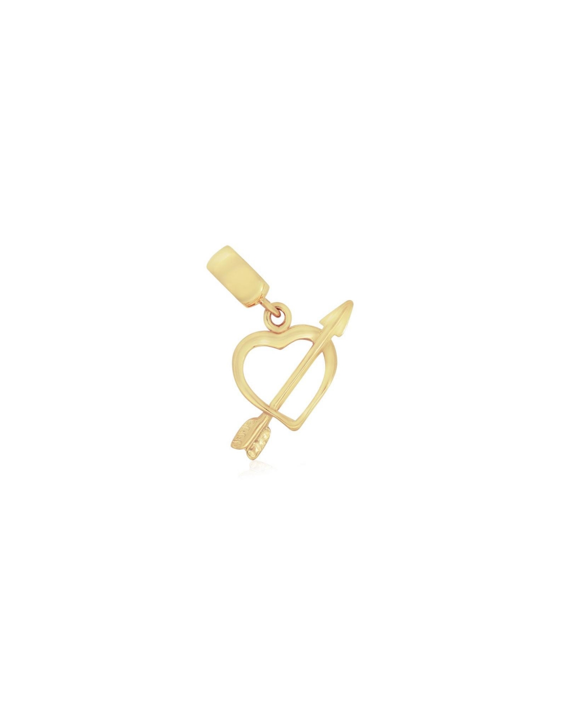 Click here for The Lovery Mini Gold Heart and Arrow Charm 14K Gol... prices