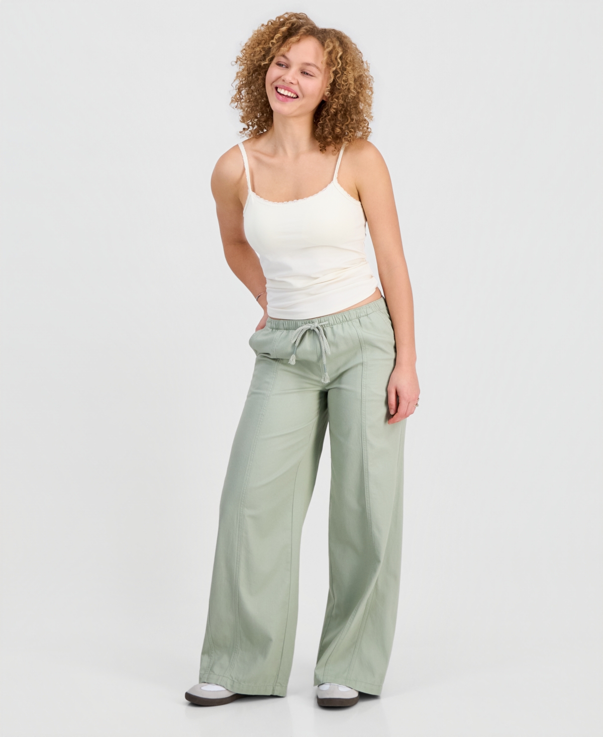 Click here for Celebrity Pink Juniors Pull-On Wide-Leg Pants - De... prices
