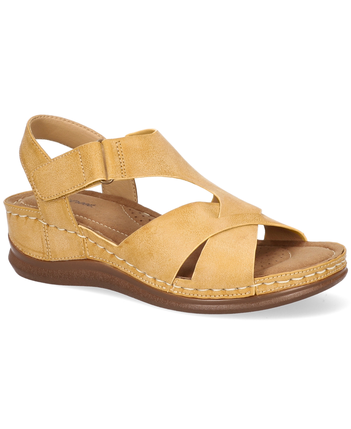 Click here for Easy Street Womens Lani Wedge Sandals - Beige prices