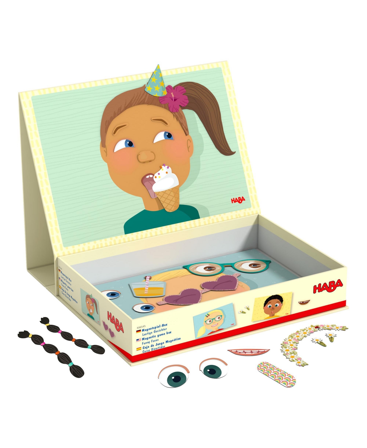 Click here for Haba Magnetic Puzzle Funny Faces Mix & Match Trave... prices