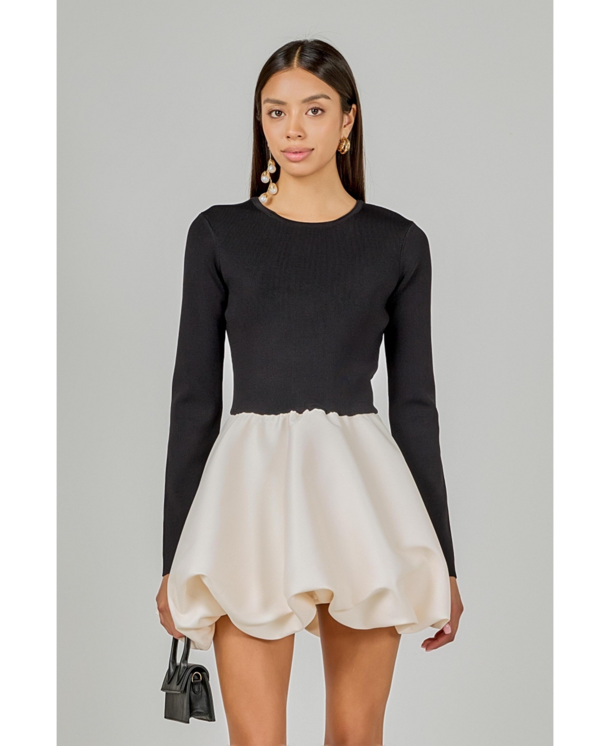 Click here for endless rose Womens Long Sleeve Open Back Knit Min... prices