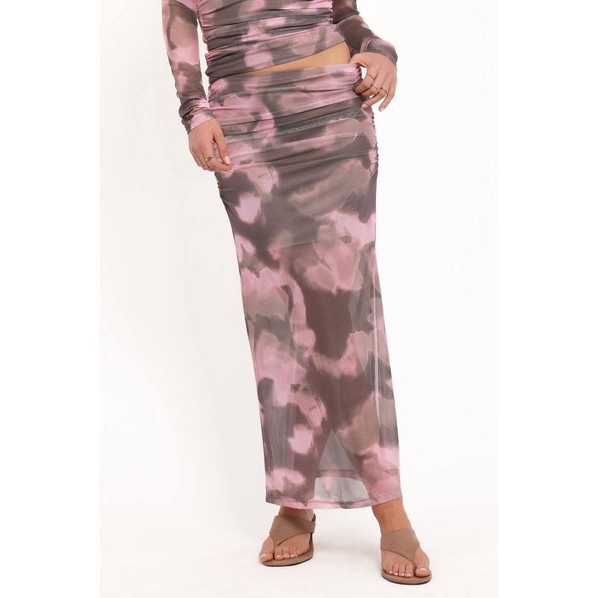 Click here for Petal and Pup Womens Caelira Abstract-Print Mesh M... prices