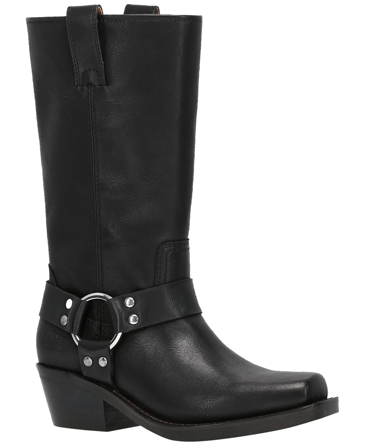 Click here for Frye and Co. Womens Lorrie Harness Stacked Heel Bo... prices