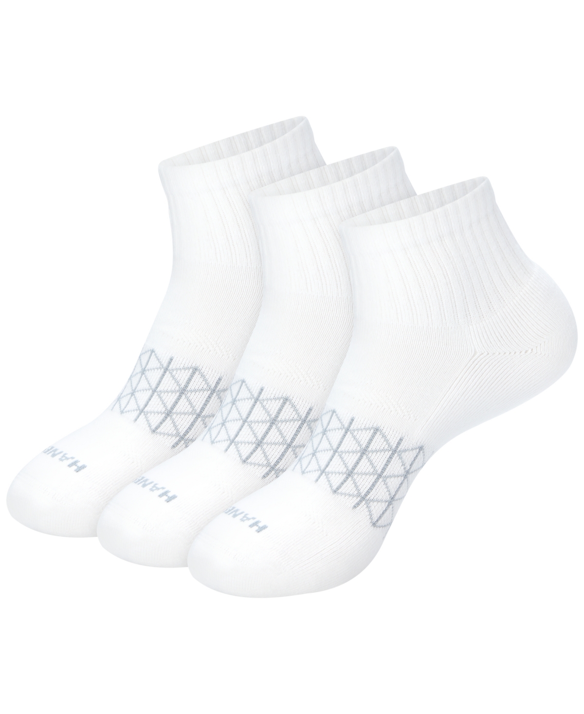 Click here for Hanes Mens Ultimate Crew Socks  3-Pack - White prices