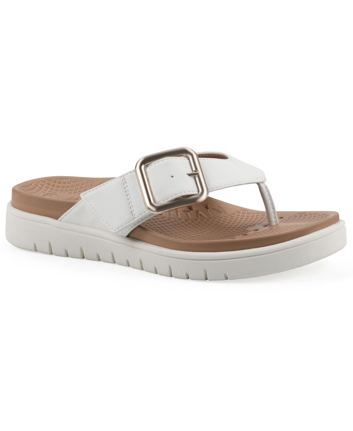 Click here for White Mountain Womens Nalla Fom Recovery Sandal -... prices