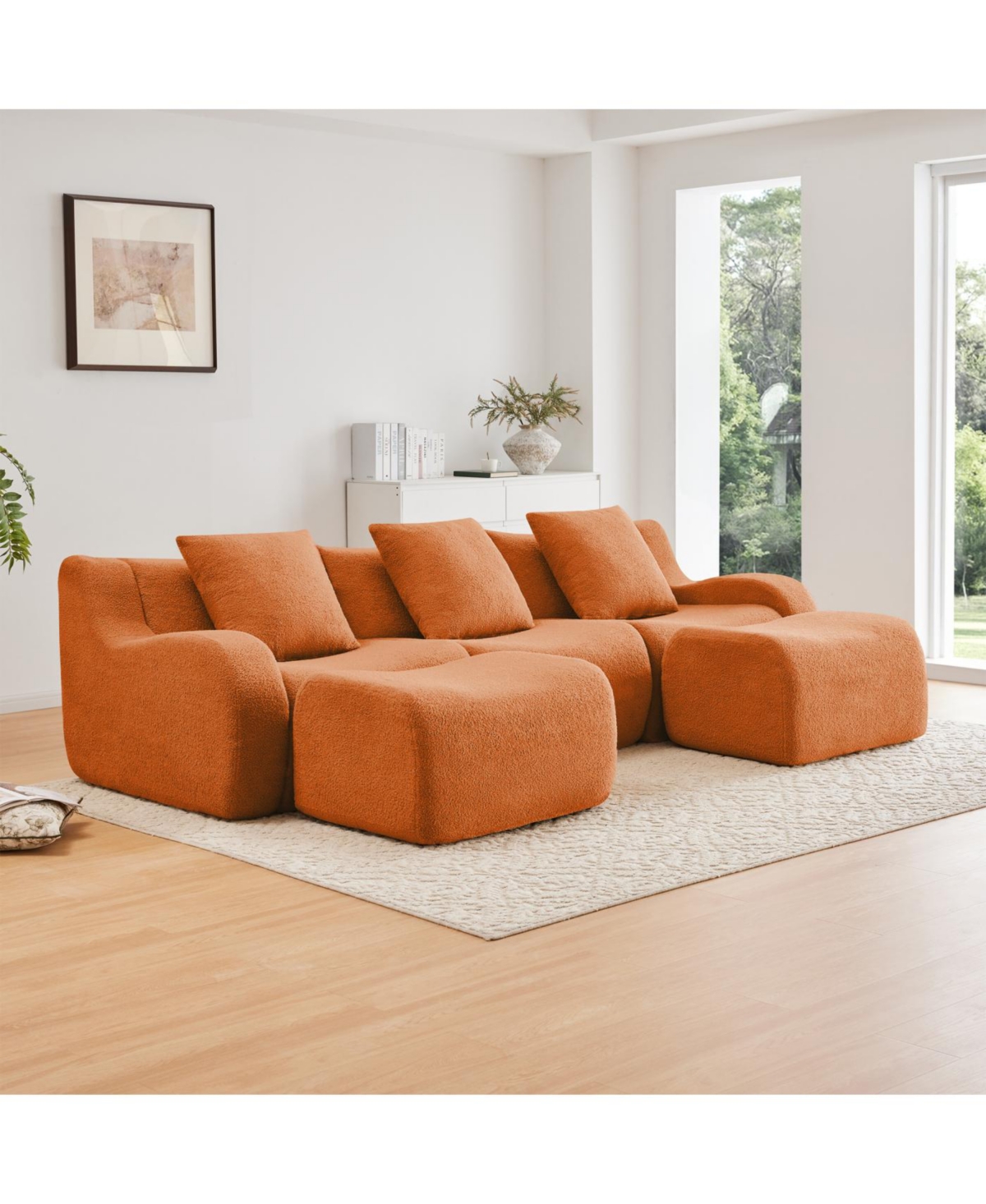 Click here for Streamdale Furniture Streamdale U-shaped Soft Tedd... prices
