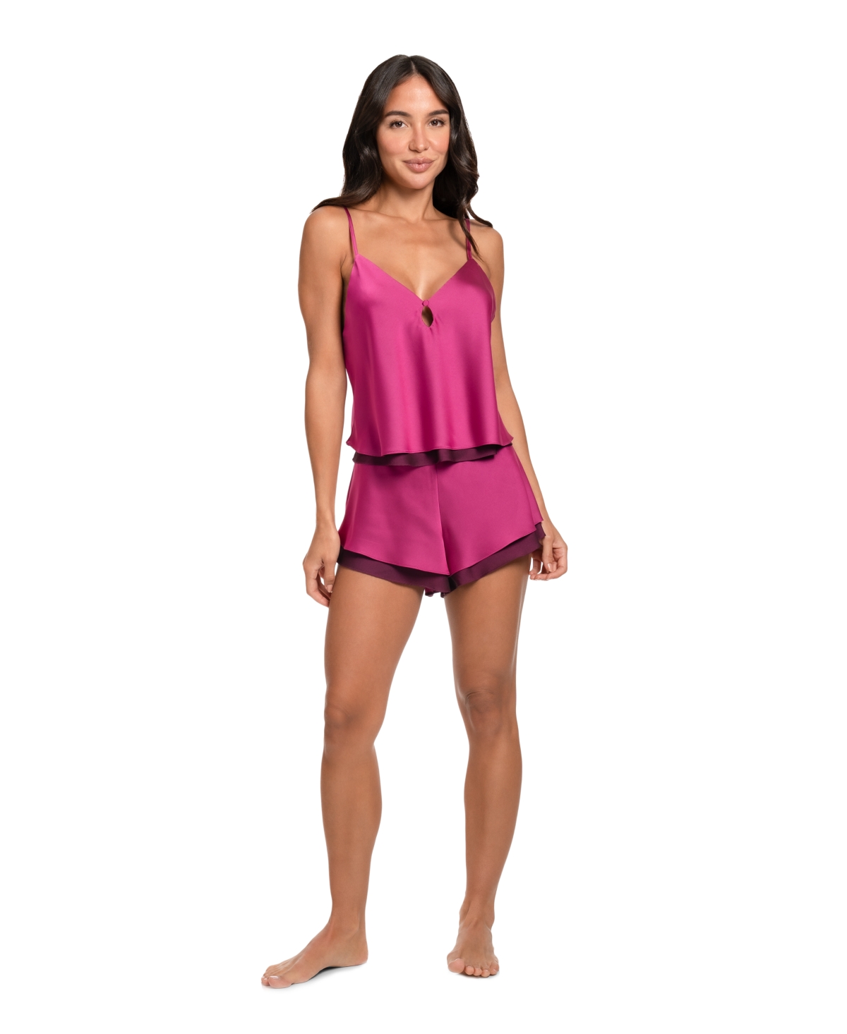 Click here for Midnight Bakery Womens Taylor Cami Tap Set - Purpl... prices