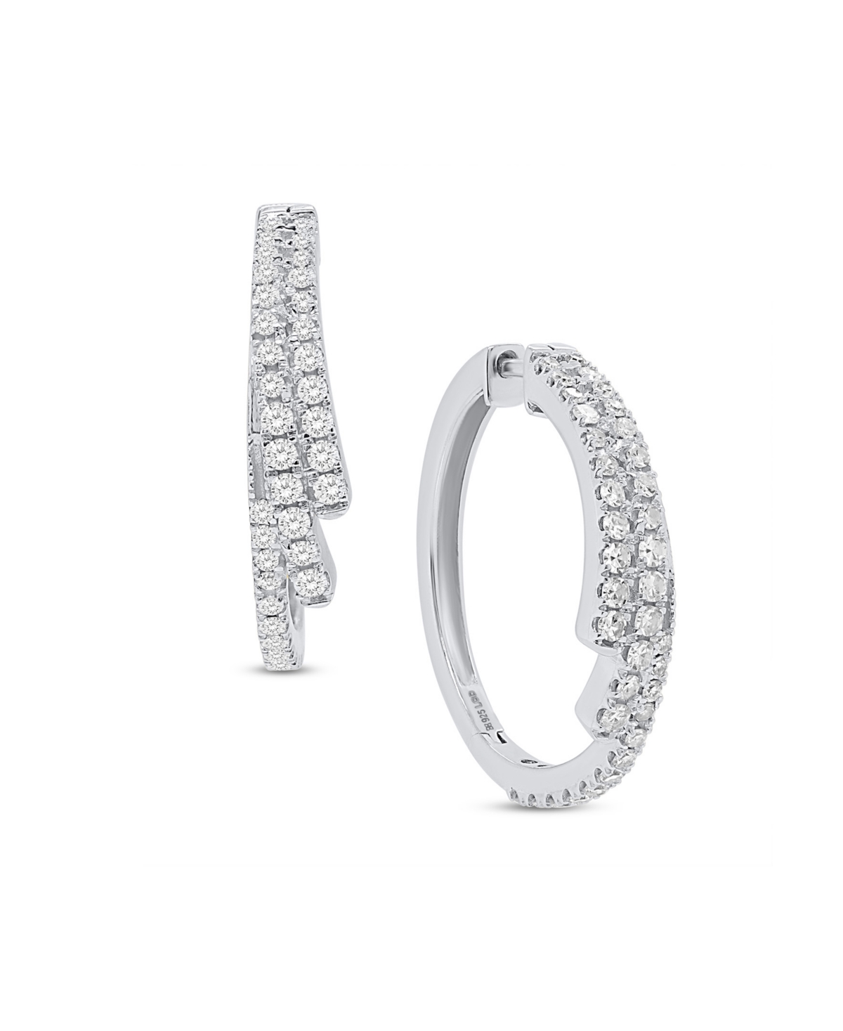 Click here for Forever Grown Diamonds Lab-Grown Diamond Hoop Earr... prices