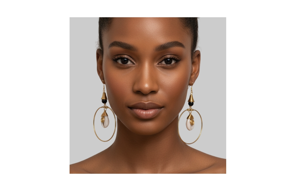 Click here for Kendi Amani Malindi Earrings - Gold prices