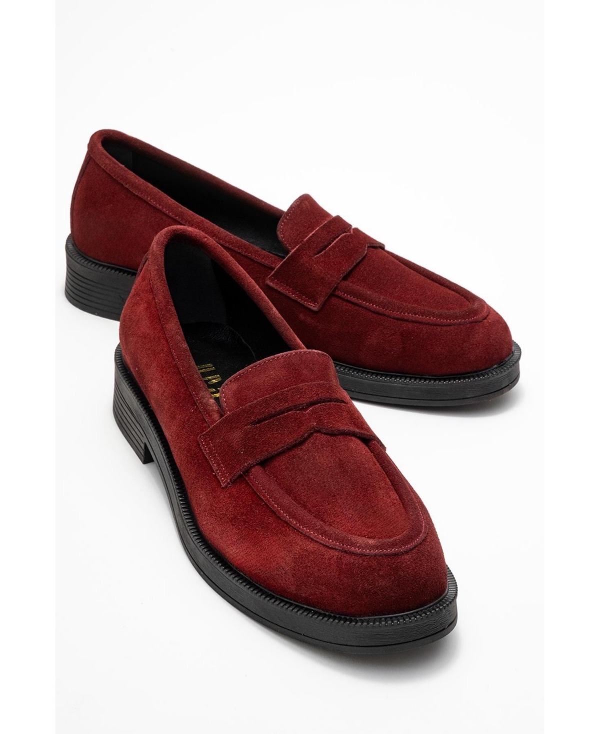 Click here for Bree Platform Penny Leather Loafer (Women) - Burgu... prices