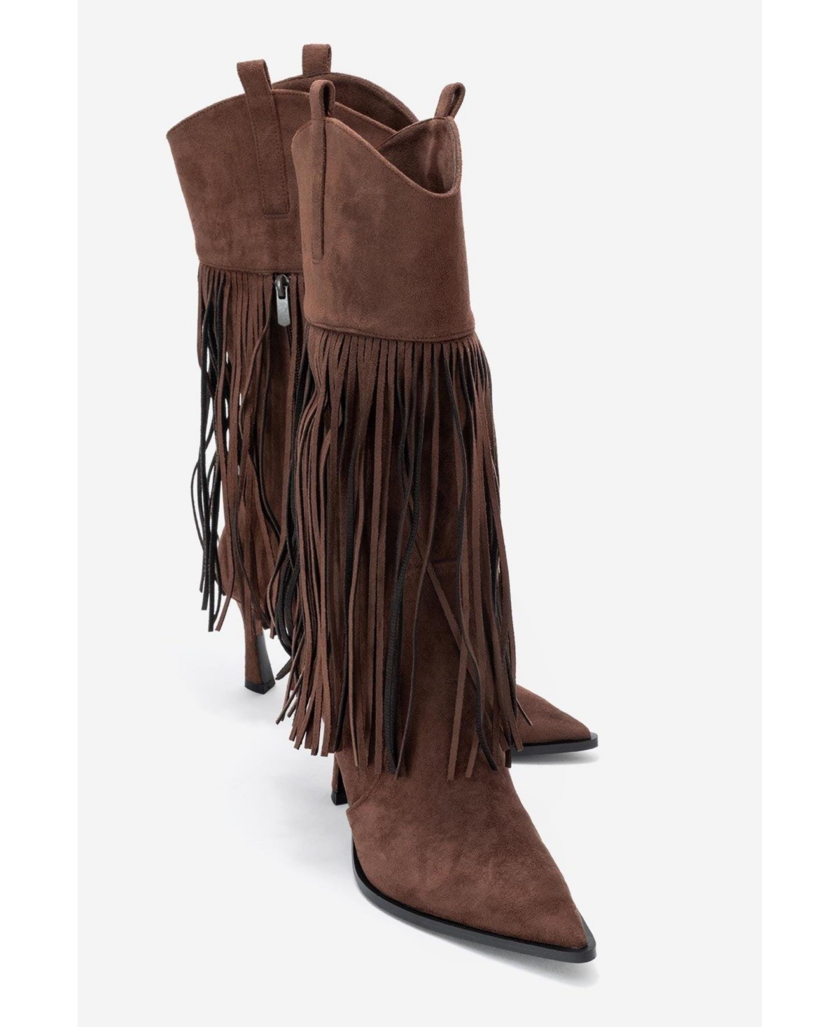 Click here for Prologue Shoes Gueras Fringe Pointed Toe Boot (Wom... prices