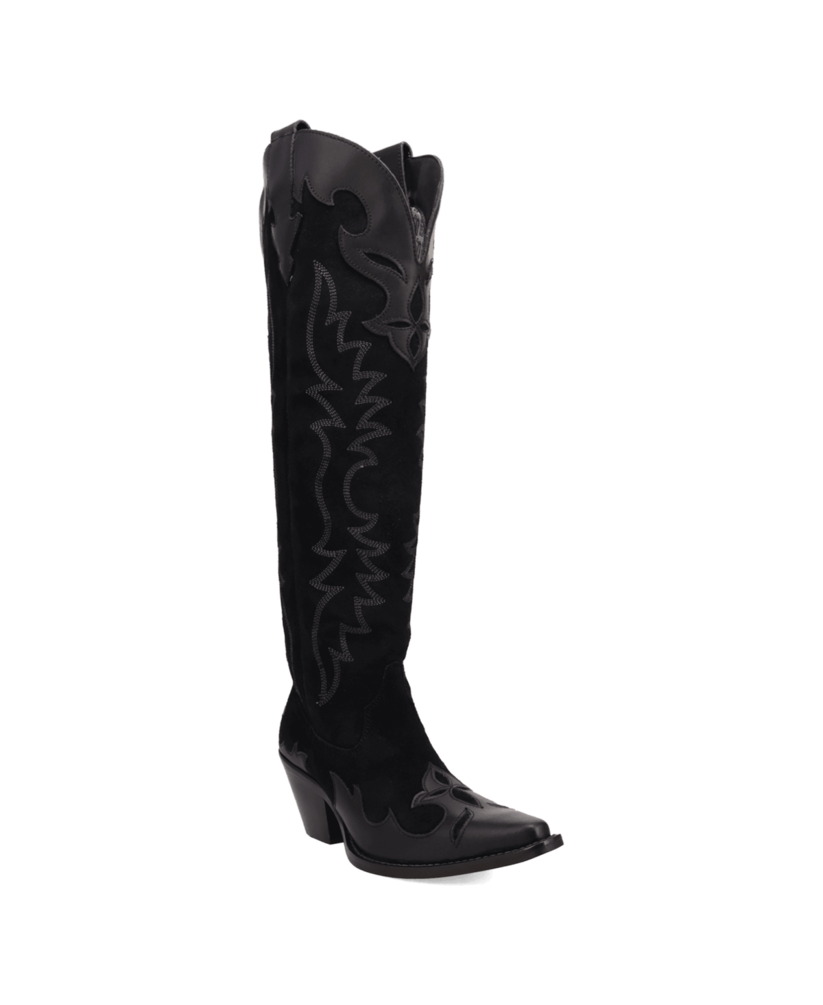 Click here for Dingo Womens Drama Queen Suede Boot - Black prices