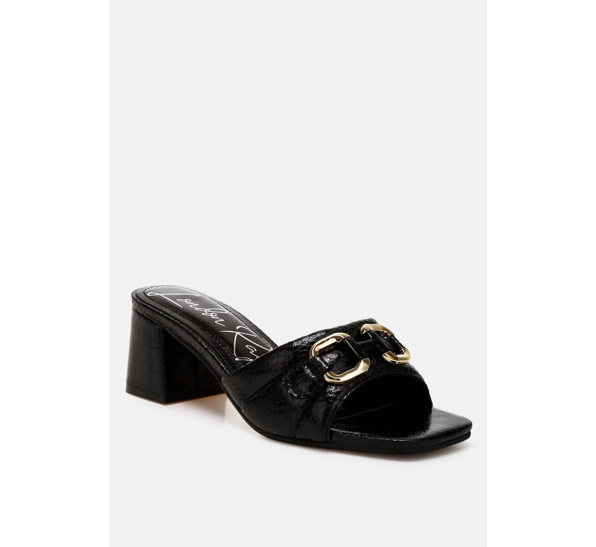 Click here for London Rag Womens Bellamy Horsebit Detail Snake Pr... prices