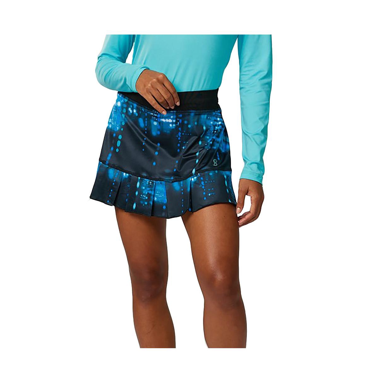 Click here for Sofibella Plus Size Uv Colors Print 14in Tennis Sk... prices