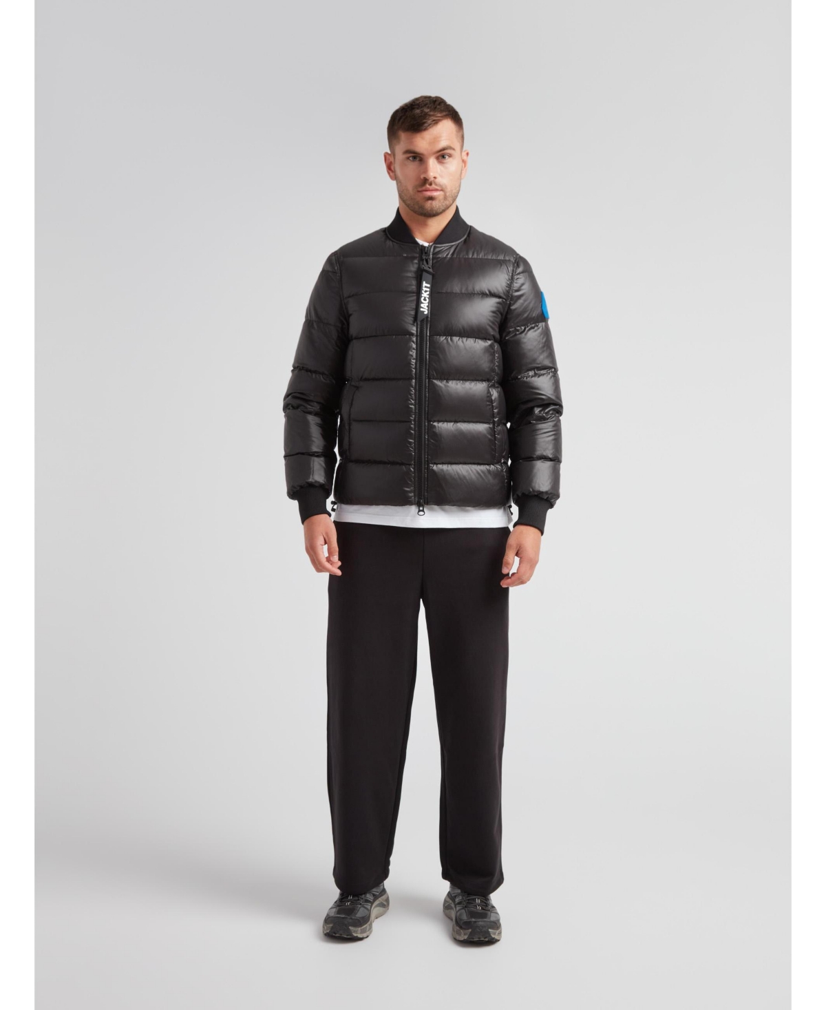 Click here for JACK1T Mens Vortex Long Sleeve Bomber Jacket - Bla... prices