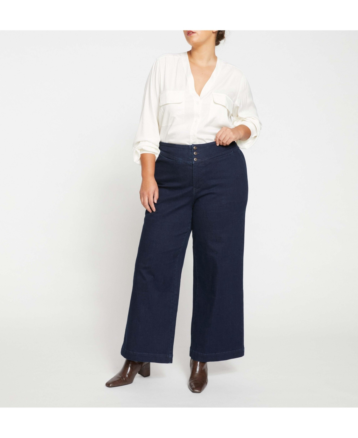 Click here for Universal Standard Womens Charlie High Rise Sailor... prices