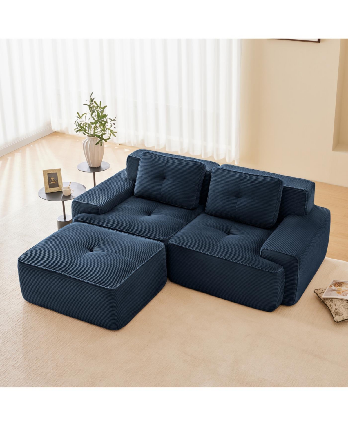 Click here for Streamdale Furniture Streamdale Blue 82" Mode... prices