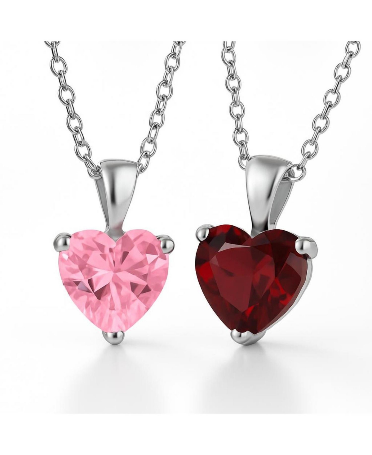 Click here for Bling Jewelry Set of 2 Timeless Elegant Red & Pink... prices