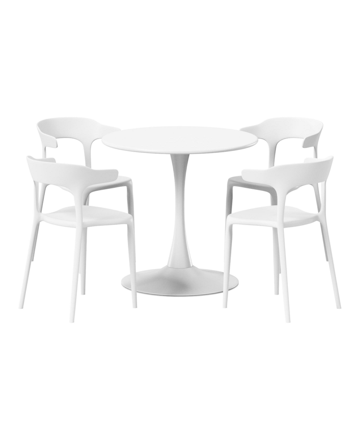 Click here for WestinTrends 5-Piece Outdoor Metal Patio Dining Ta... prices