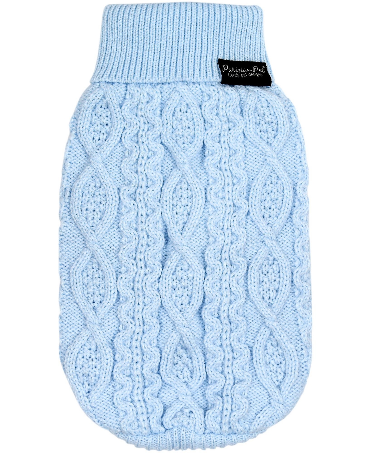 Click here for Parisian Pet Cable Knit Sweater Powder Blue prices