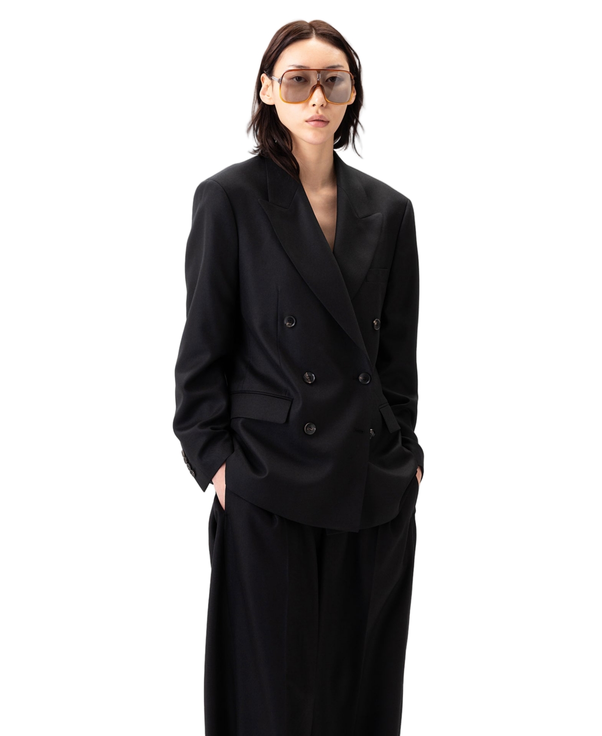 Click here for Gobi Cashmere Womens Double-Breasted Cashmere Suit... prices