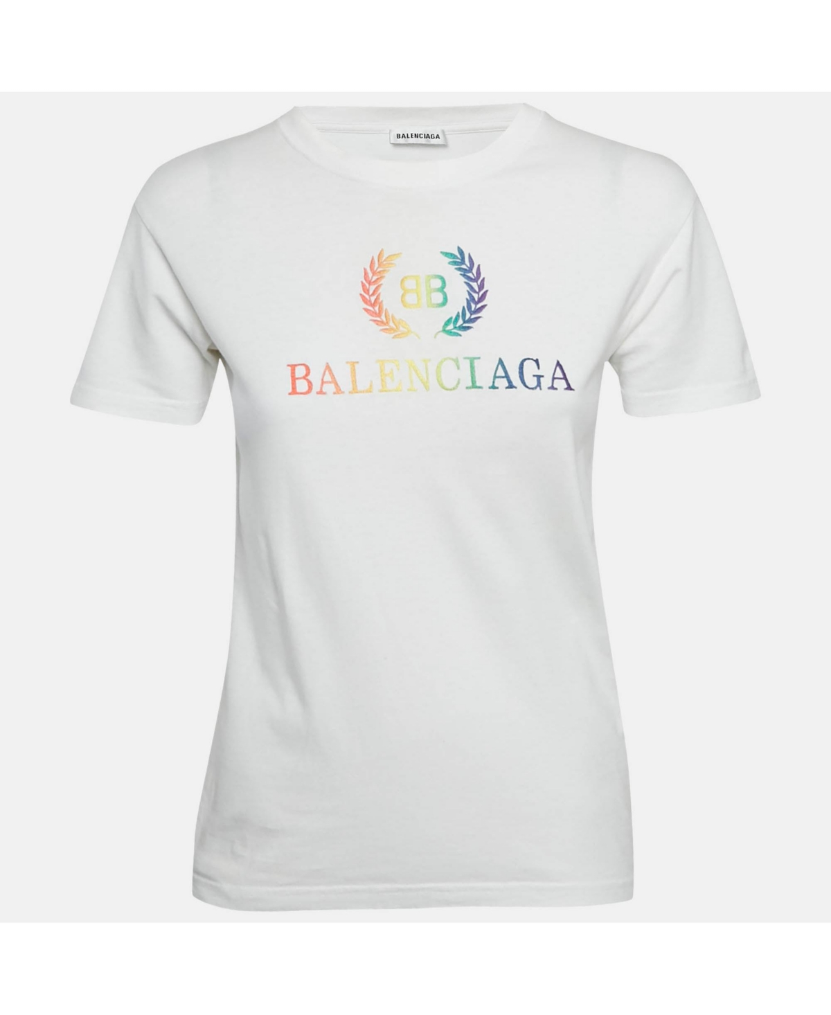 Click here for Pre-Owned Balenciaga Womens Logo Embroidered Jerse... prices