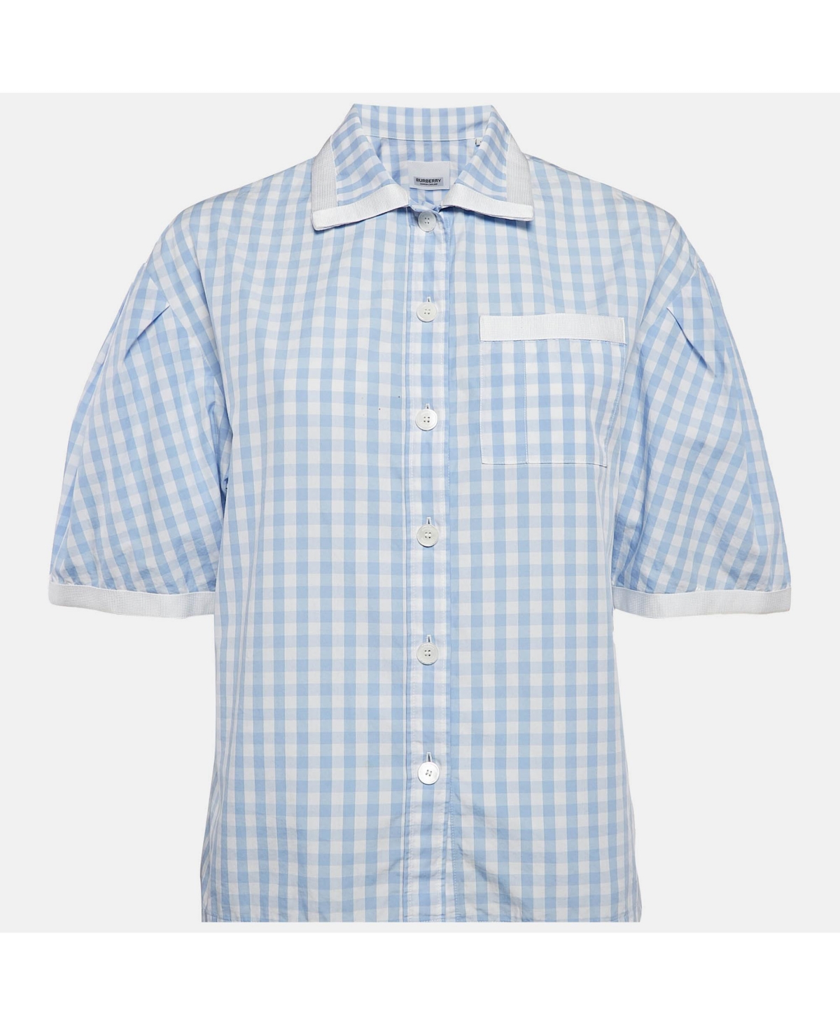 Click here for Pre-Owned Burberry Womens Beige Silk Buttoned A-Li... prices