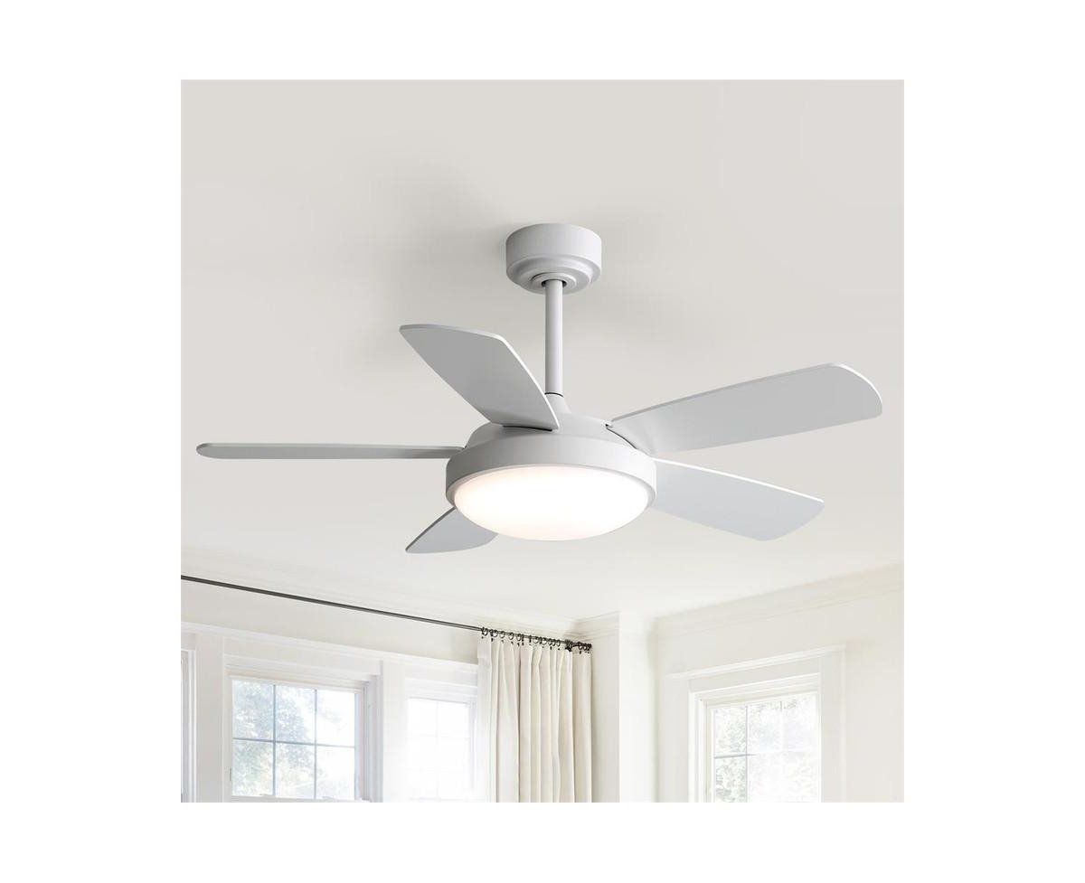 Click here for Sofucor 42-inch Modern White 5-Blade Ceiling Fan w... prices