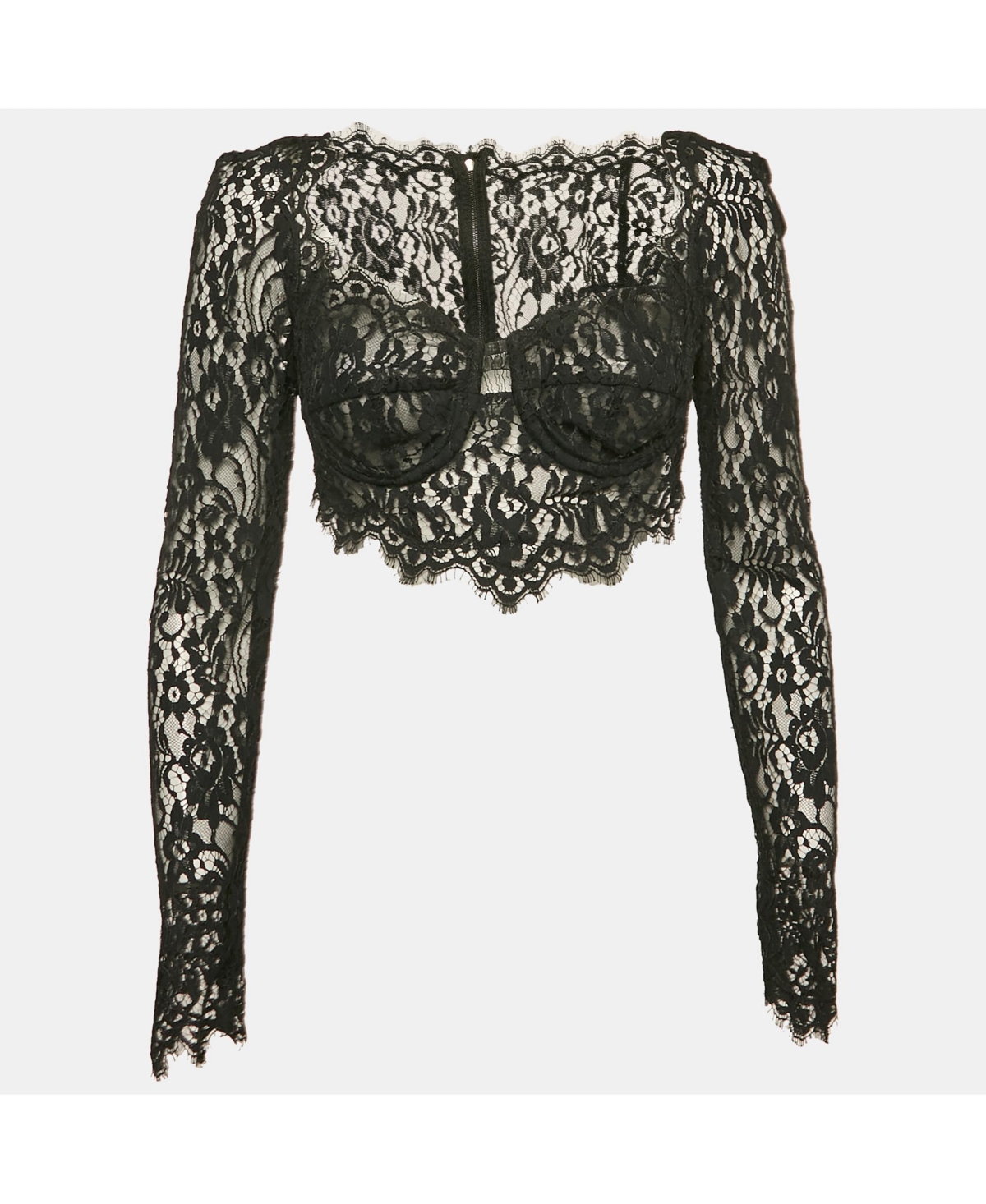 Click here for Pre-Owned Dolce & Gabbana Womens Floral Lace Sheer... prices