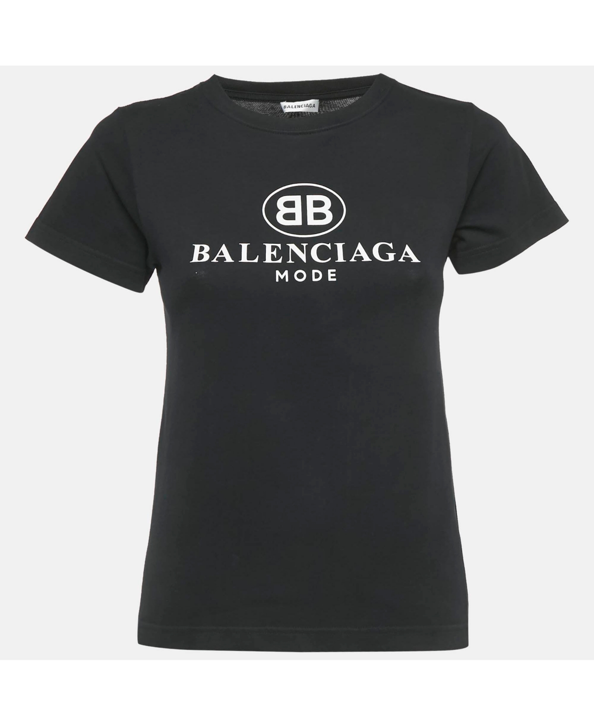 Click here for Pre-Owned Balenciaga Womens Logo Print Cotton Crew... prices