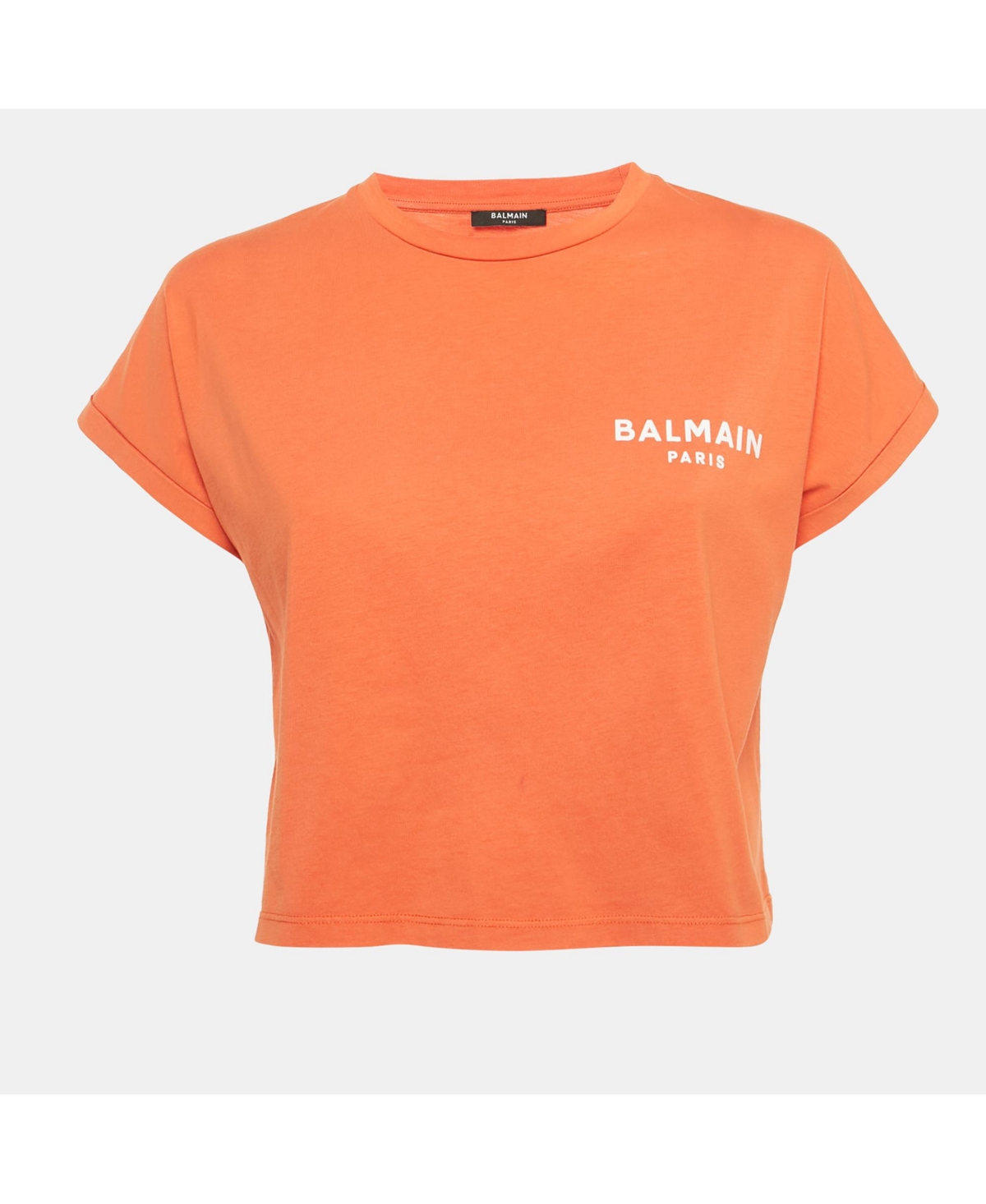 Click here for Pre-Owned Balmain Womens Logo Printed Cotton Knit... prices