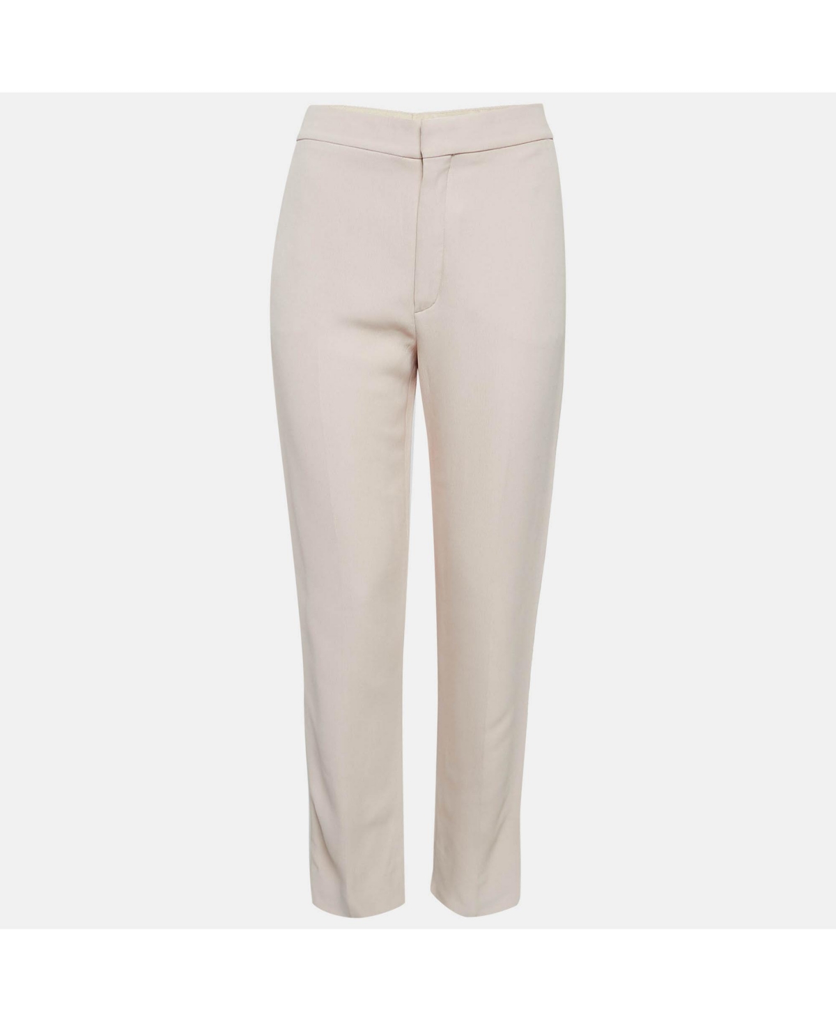 Click here for Pre-Owned Chloe Womens Pink Crepe Regular Trousers prices
