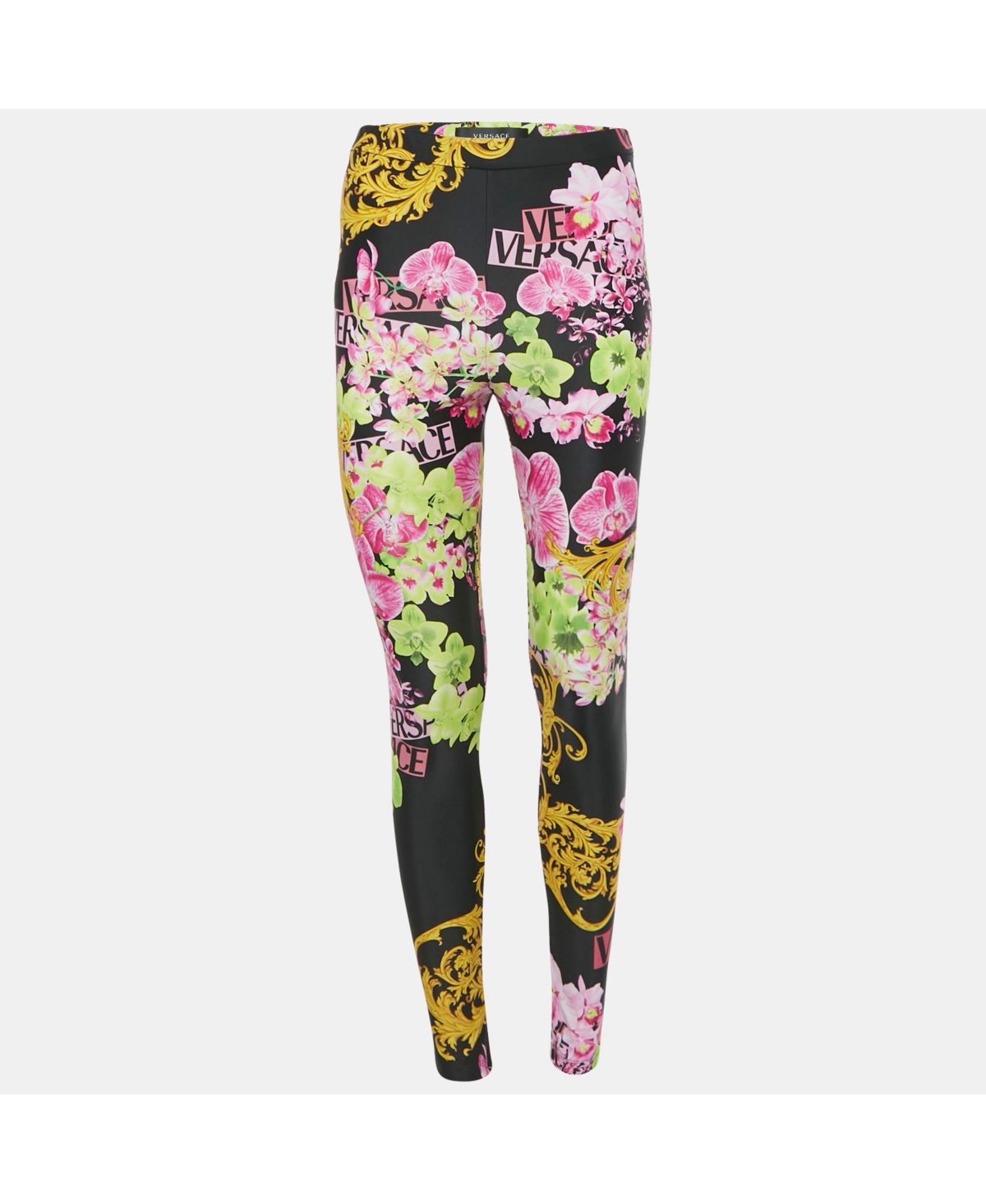 Click here for Pre-Owned Versace Womens Printed Jersey Leggings prices